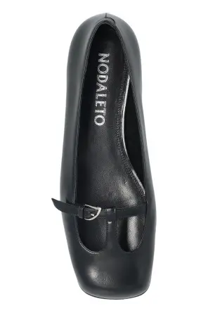 NODALETO Buckled Ballet Flats