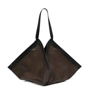 Yuzefi Large Wonton Shoulder Bag - Black
