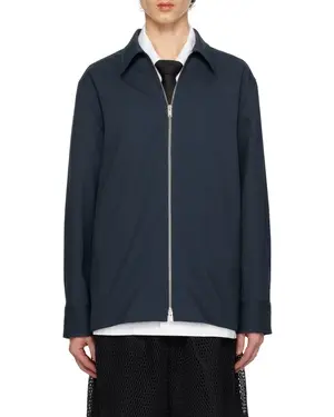 JIL SANDER Zip-up Shirt Jacket