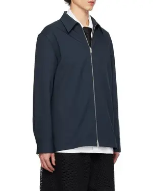 JIL SANDER Zip-up Shirt Jacket