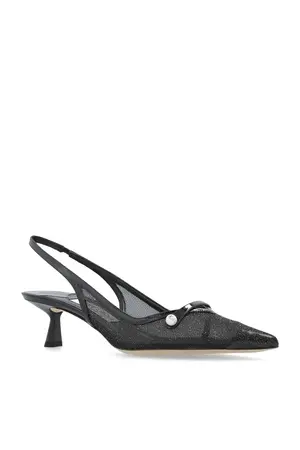 JIMMY CHOO Amita Pointed Toe Slingback Pumps