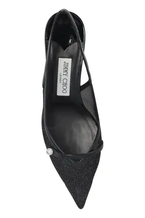 JIMMY CHOO Amita Pointed Toe Slingback Pumps