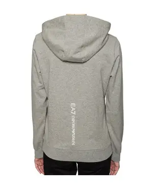 Emporio Armani Logo Print Hooded Pullover