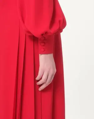 Valentino Garavani Long-sleeved Georgette Gown