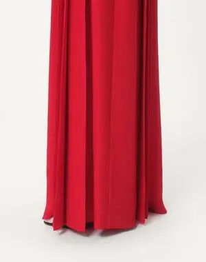 Valentino Garavani Long-sleeved Georgette Gown