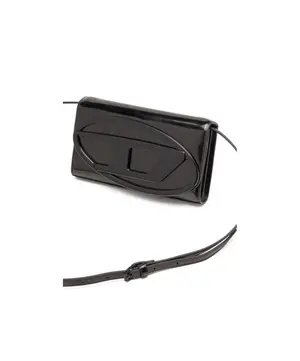 DIESEL® 1dr Wallet Strap Wallet Bag - Black