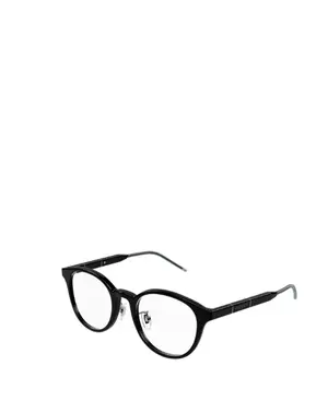 Gucci Round Frame Eyeglasses - Black
