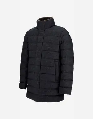 Herno Down Jacket With Long Sleeves - Black