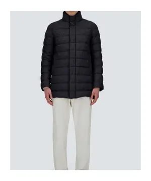 Herno Down Jacket With Long Sleeves - Black