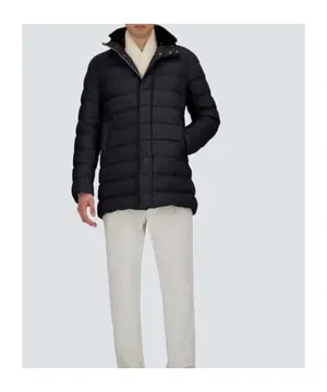 Herno Down Jacket With Long Sleeves - Black