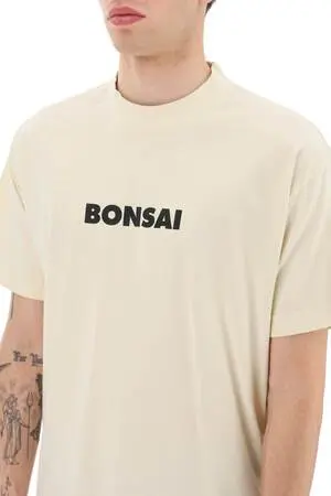 BONSAI Logo-printed Crewneck T-shirt - White