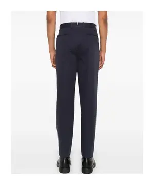 Zegna Belt-loop Casual Pants - Black