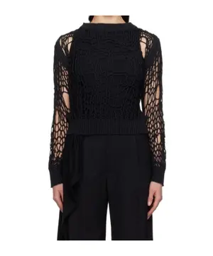 MAISON MARGIELA Open Knit Crewneck Sweater