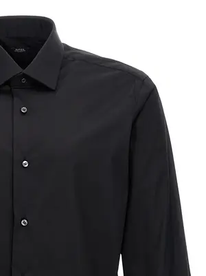 BARBA NAPOLI Classic Poplin Dress Shirt