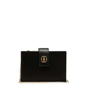 Bally Chain Card Bag - Black