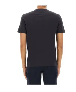 Zegna Short Sleeved Crew Neck Shirt