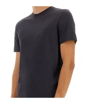 Zegna Short Sleeved Crew Neck Shirt