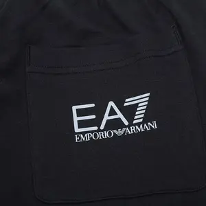 EA7 Logo Sweatpants - Black