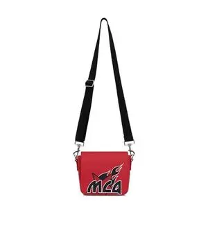 Alexander McQueen Logo Flame Shoulder Bag