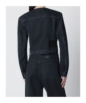 HAIKURE Buttoned Cropped Jacket