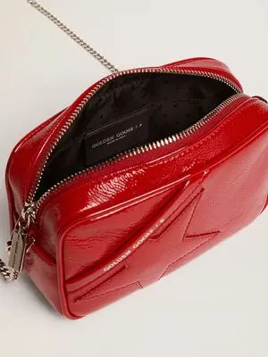 GOLDEN GOOSE Star Patch Crossbody Bag - Red