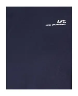 A.p.c. Logo Print Cotton Sweatshirt
