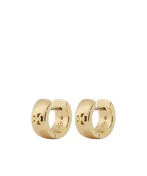 Tory Burch Kira Huggie Earrings - Tory Gold