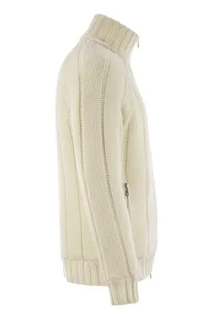 Brunello Cucinelli Zip-up Ribbed-knit Jacket - No
