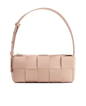Bottega Veneta Small Brick Cassette Shoulder Bag - Lotus Pink