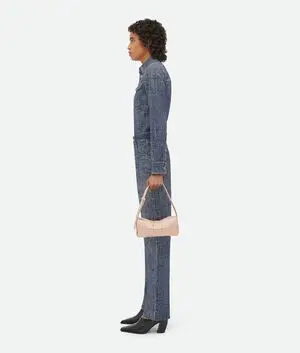 Bottega Veneta Small Brick Cassette Shoulder Bag - Lotus Pink