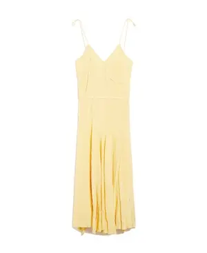 Sportmax V-neck Gathered Maxi Dress
