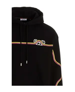 Gcds Logo Printed Drawstring Hoodie