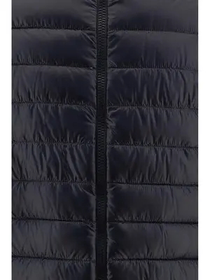 Herno Zip-up Padded Down Jacket With High Collar - Black