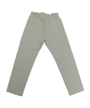 Bonpoint Elasticated Waist Pinstripe Trousers - Gray