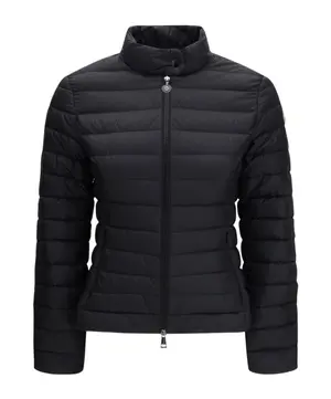 Moncler Quilted Zip-up Jacket - Black
