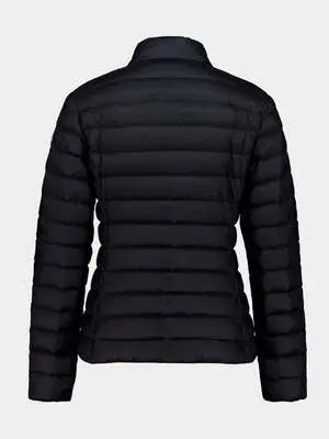 Moncler Quilted Zip-up Jacket - Black