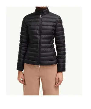 Moncler Quilted Zip-up Jacket - Black