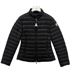 Moncler Quilted Zip-up Jacket - Black