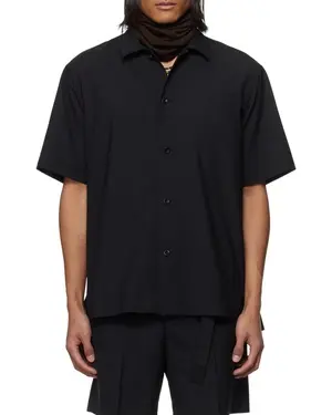 Sacai Short-sleeved Wool Shirt
