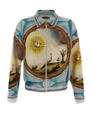 Amiri Landscape Frame Zip Up Jacket - Multicolor