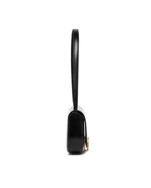 Saint Laurent Voltaire Foldover Top Mini Shoulder Bag - Black