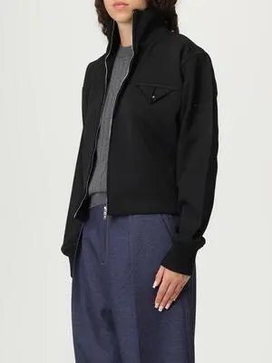 Bottega Veneta High Neck Zipped Jacket