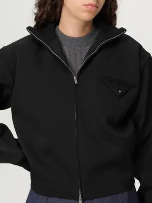 Bottega Veneta High Neck Zipped Jacket