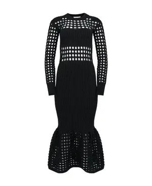 Alexander McQueen Medium Knitted Mesh Dress