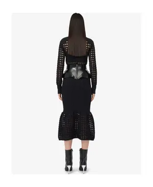 Alexander McQueen Medium Knitted Mesh Dress