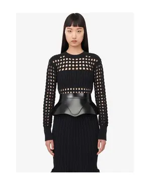 Alexander McQueen Medium Knitted Mesh Dress