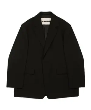 JIL SANDER Textured Lapel Suit - Black