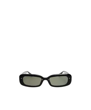 Linda Farrow Flick Rectangular Sunglasses - Gray