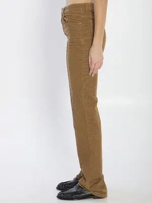 Saint Laurent Clyde High Waist Pants - No