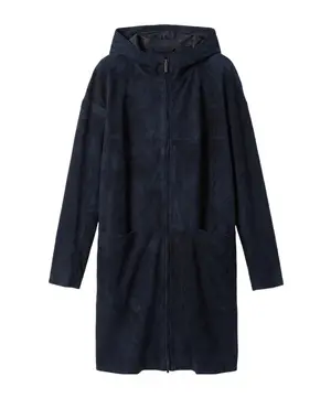 Max Mara Long-sleeved Hooded Jacket - Black